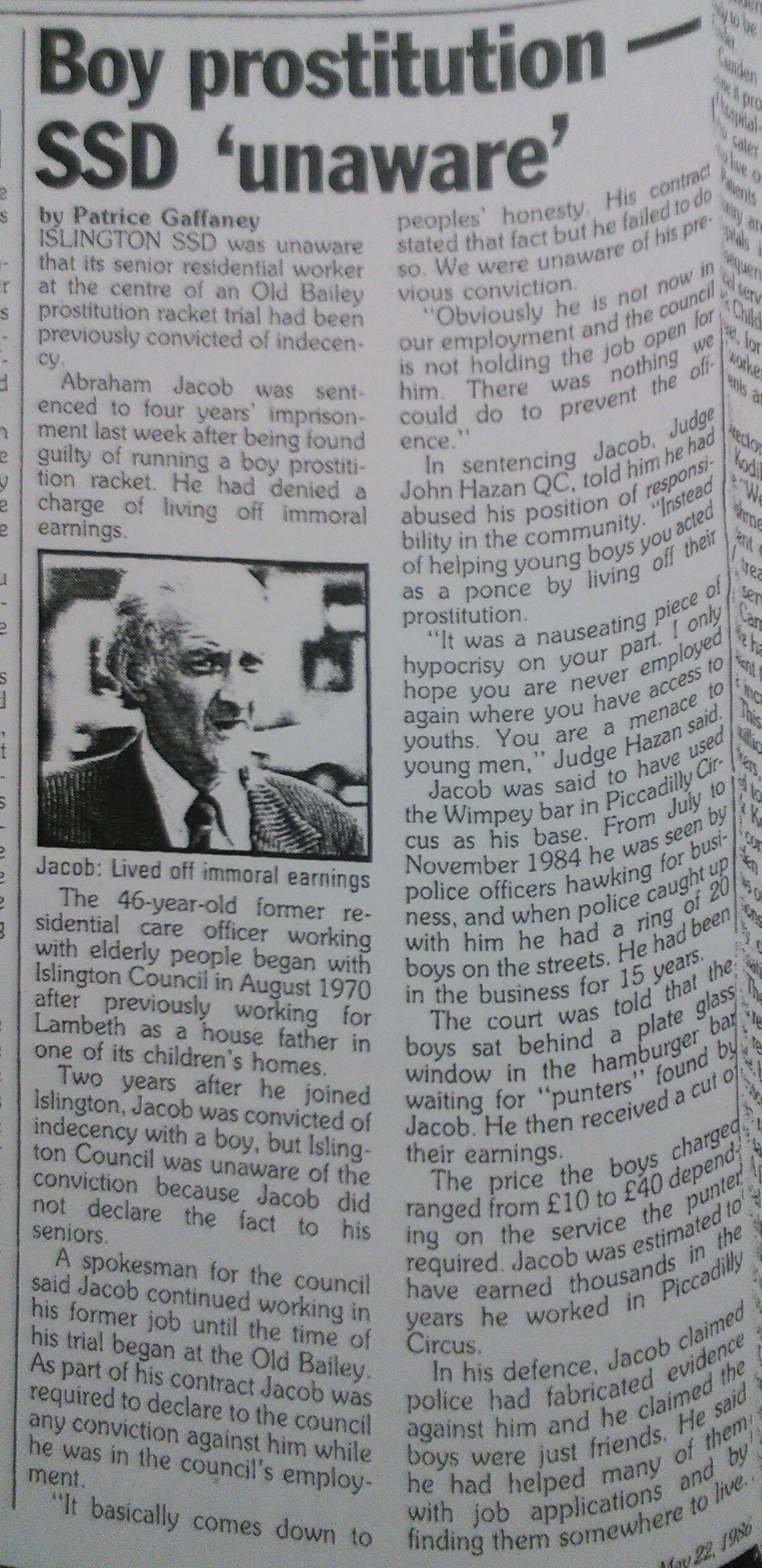 Report #10 Pro-Paedophile Activism in 1970s and 1980s Islington: PIE ...