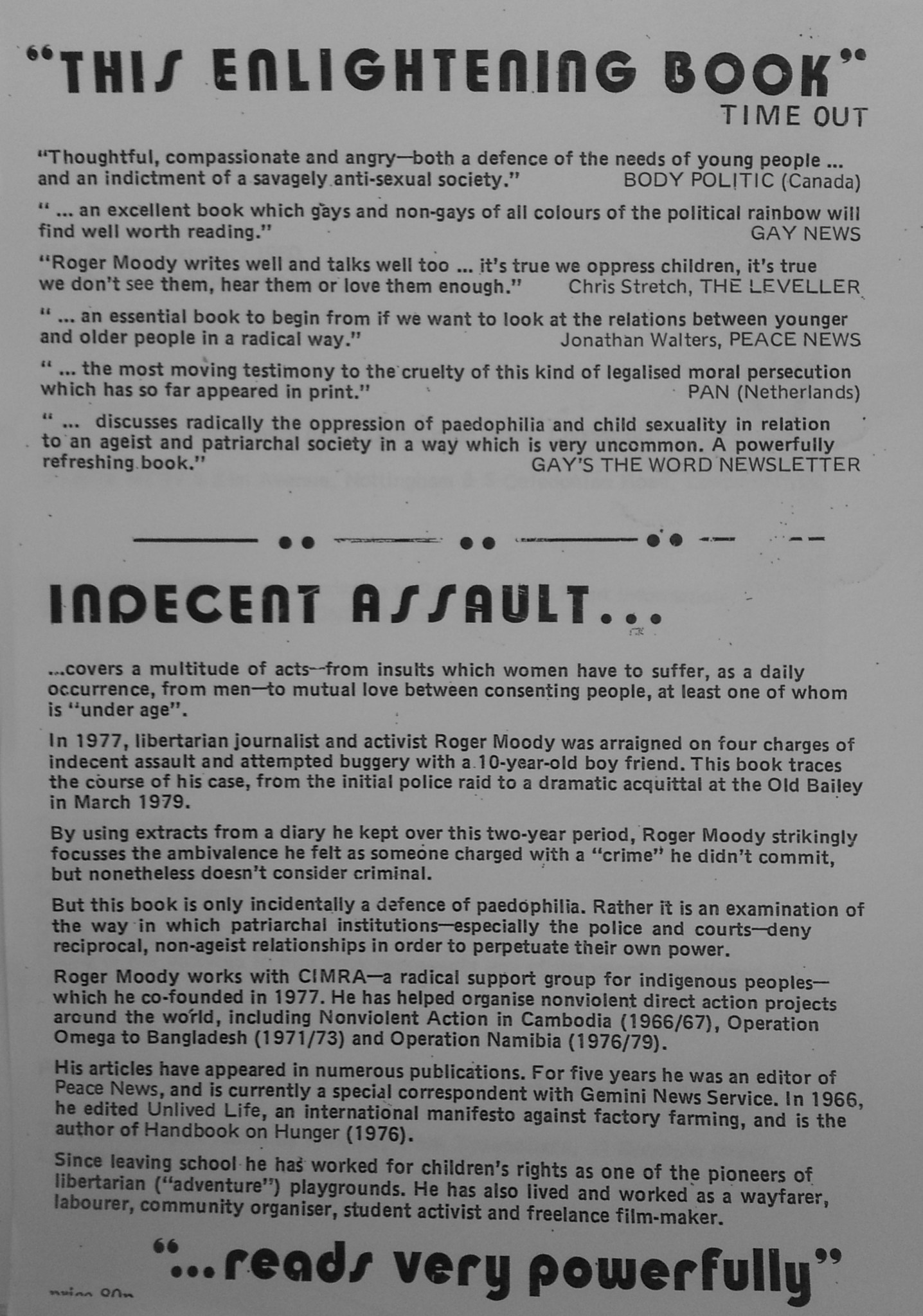 Report #10 Pro-Paedophile Activism in 1970s and 1980s Islington: PIE ...